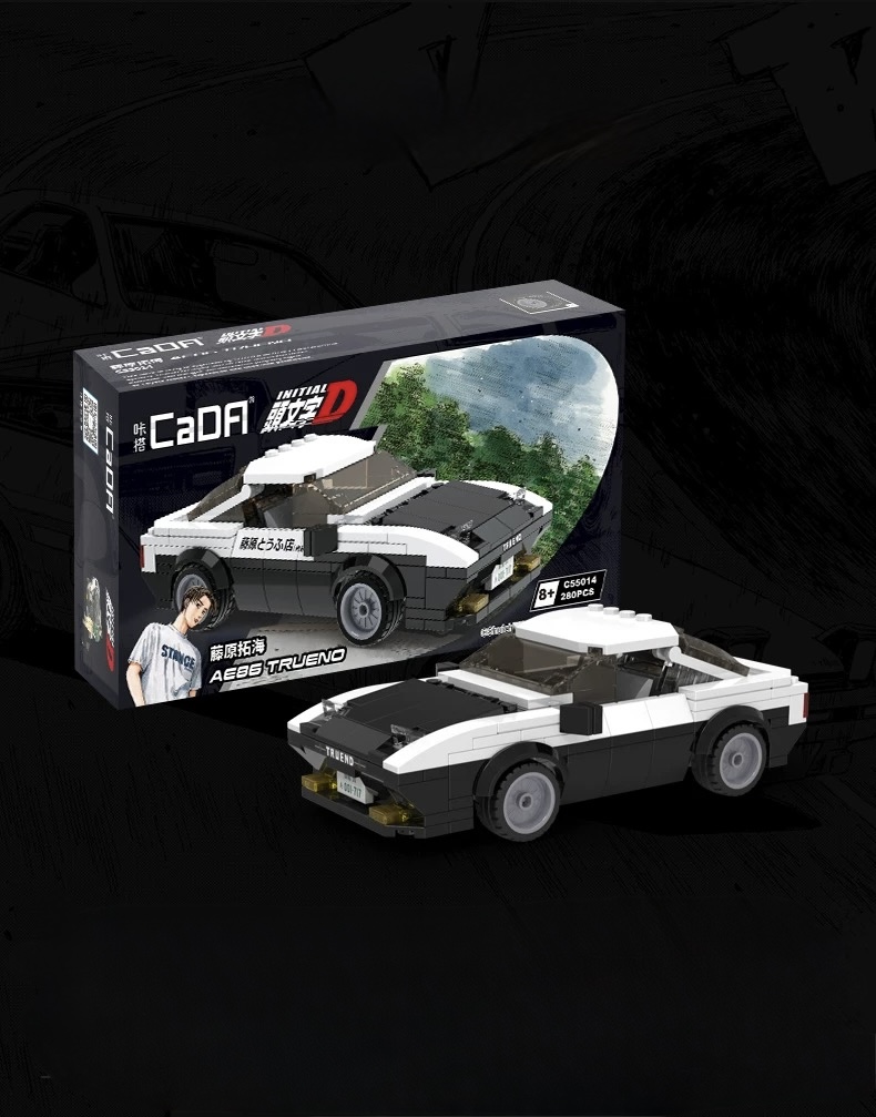 CaDA Bricks Initial D 1:24 Toyota AE86 Trueno C55014 – Legendary ...